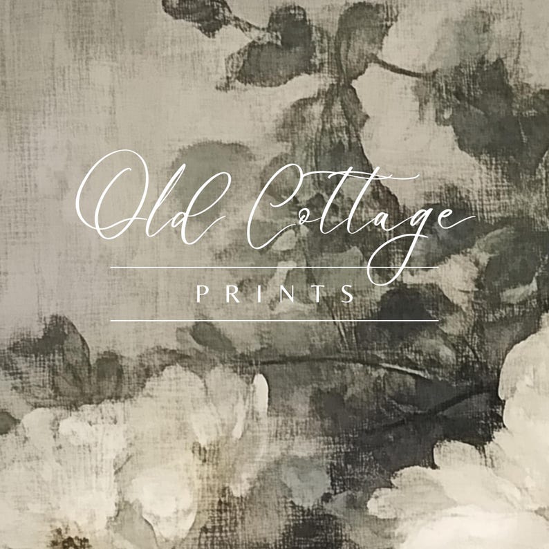 Soft Petals Print | Dreamy White Roses Art | Vintage Floral Painting ...