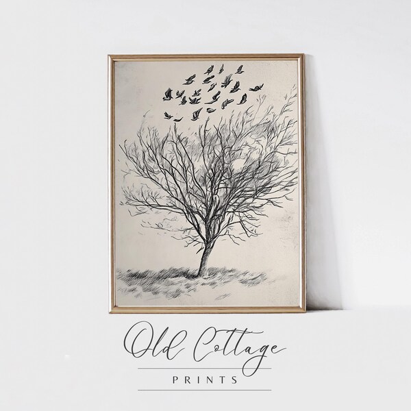 Leafless Tree Art - Etsy