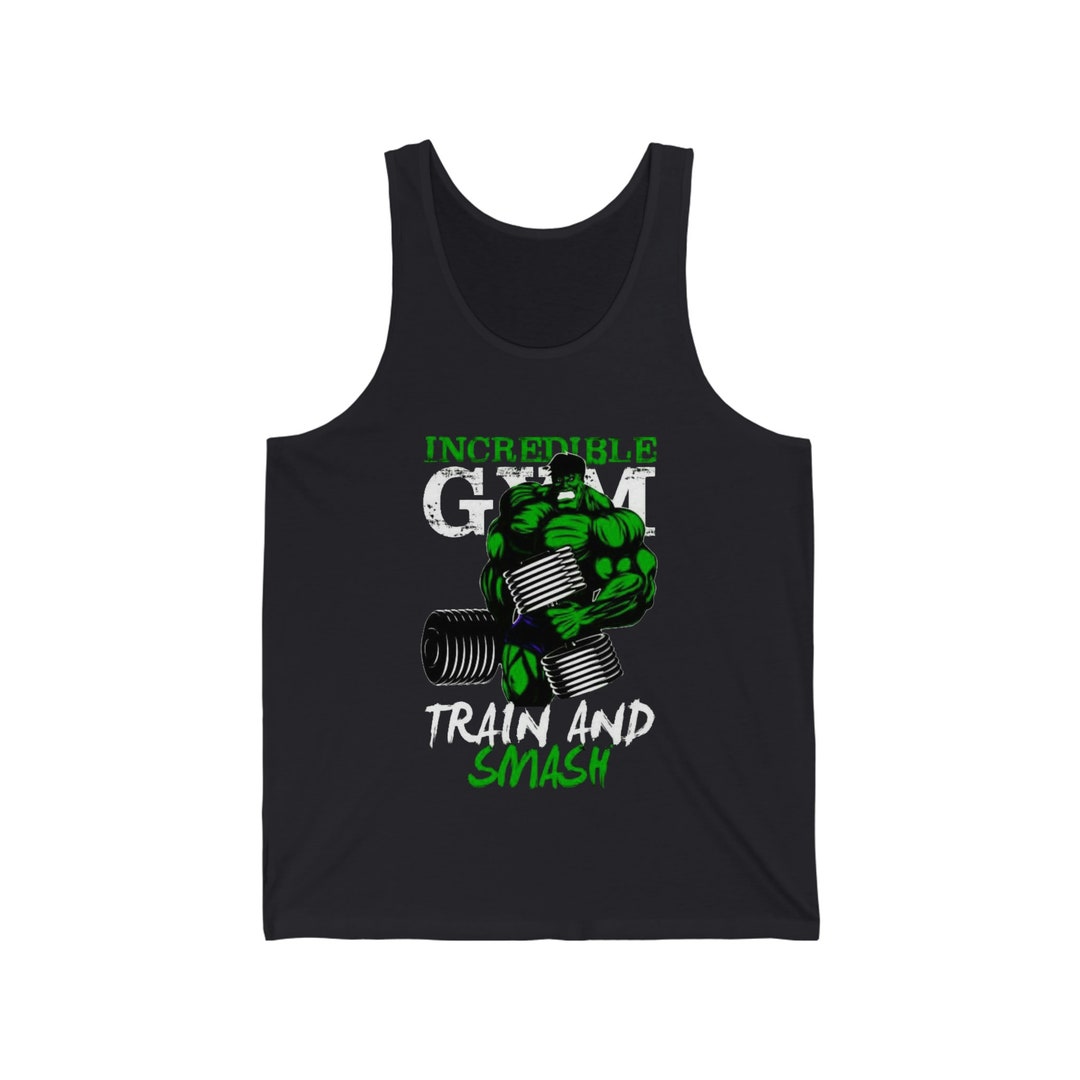 Incredible Hulk Gym Train and Smash Workout Tank Top - Etsy