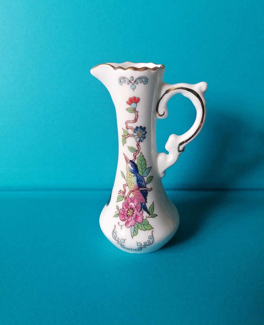 Vintage Aynsley Miniature Pitcher - Etsy