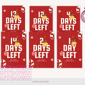 Printable Christmas Countdown, December 25th (digital Download) - Etsy