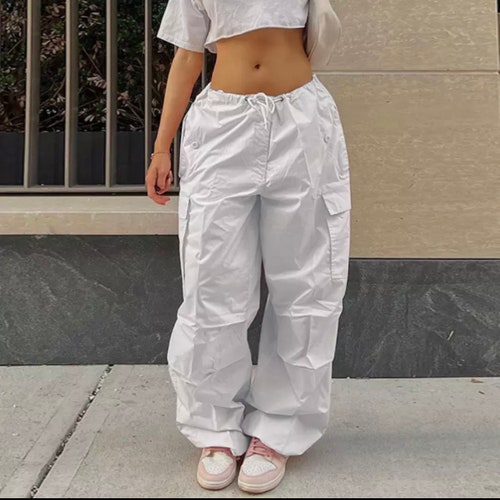 Y2k Cargo Pants Baggy Cargo Pants Trending Streetwear Y2k Etsy