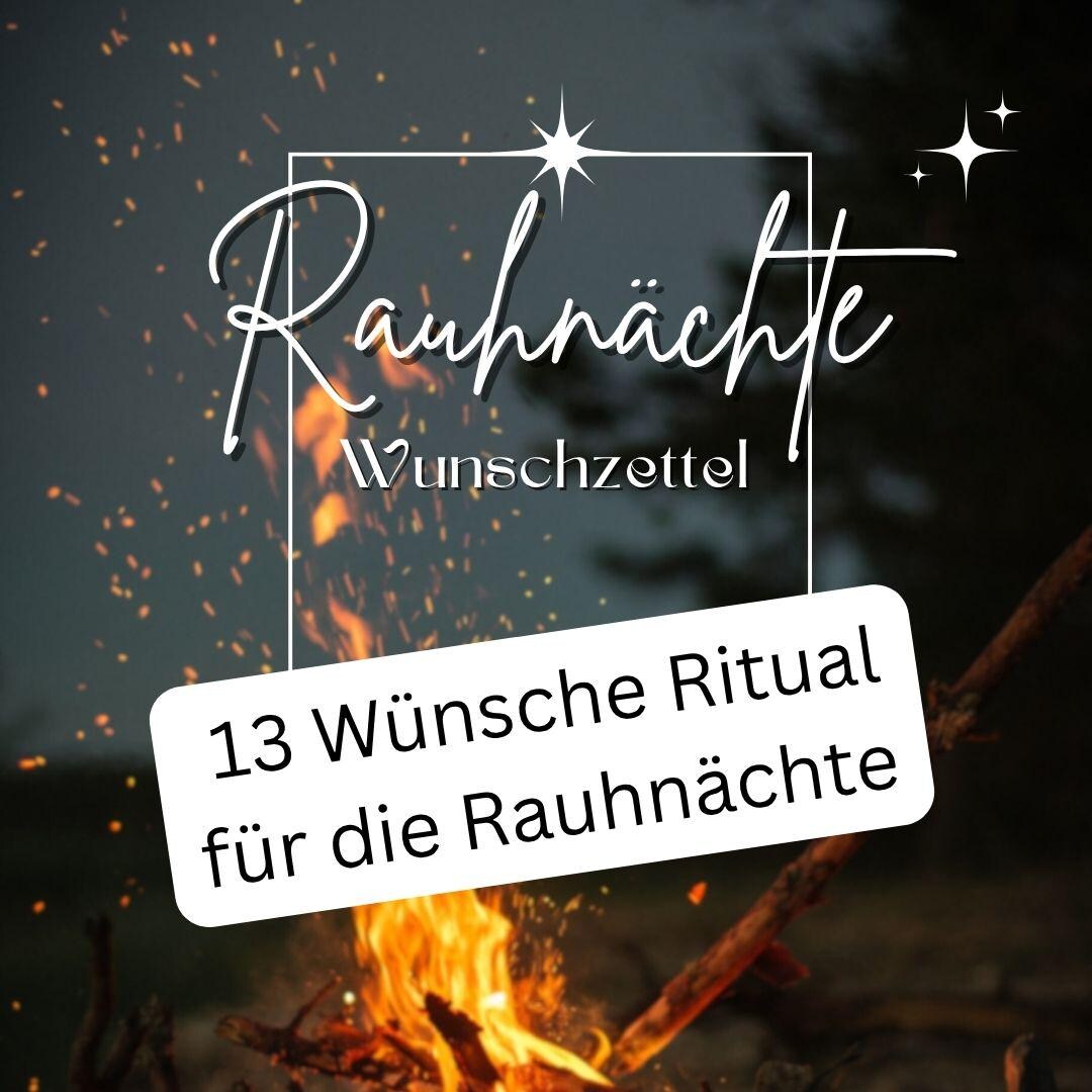 13 Wishes Ritual for the Twelve Days of Christmas 2025 PDF Wish List ...