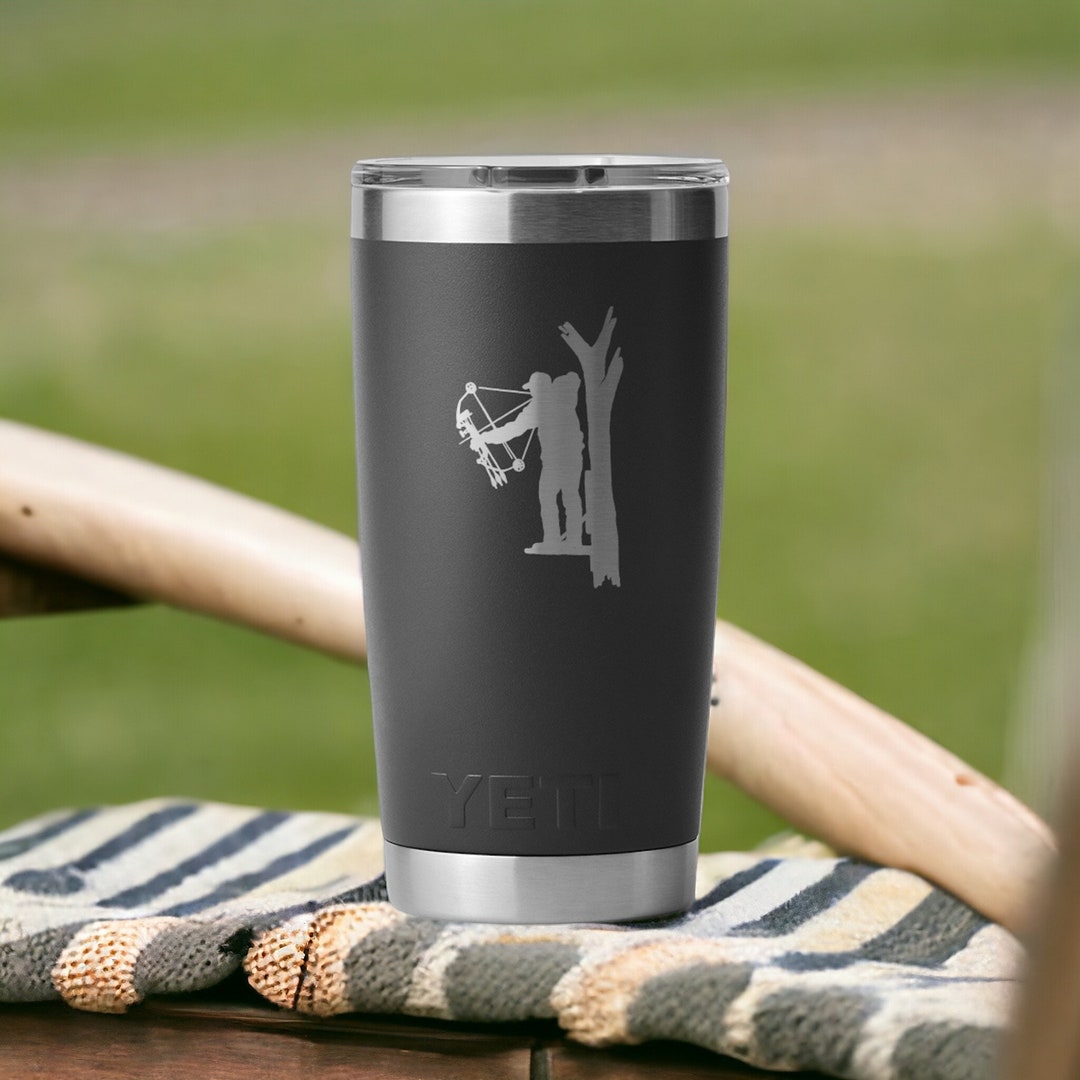 Personalized Bow Hunter 20oz Yeti Tumbler Custom Engraved Outdoorsman ...