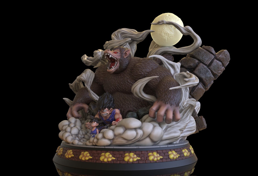 Goku Great Ape Transformation 3D Print Ball Z STL File 3D - Etsy UK