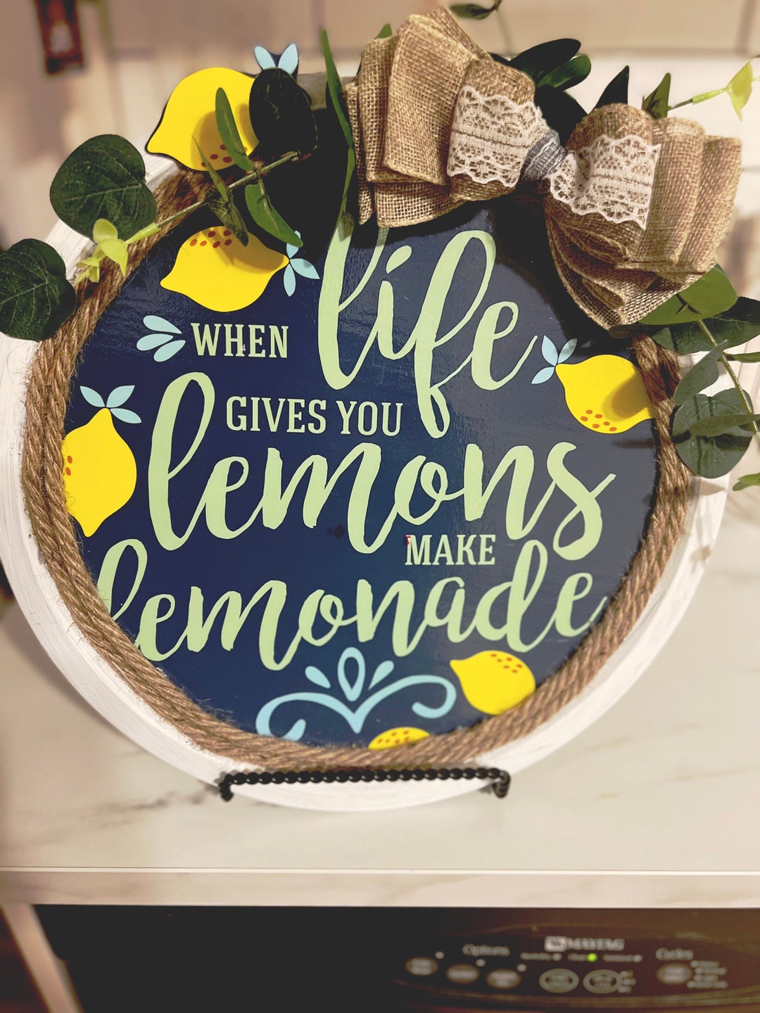 When Life Gives U Lemons Decorative Plate - Etsy