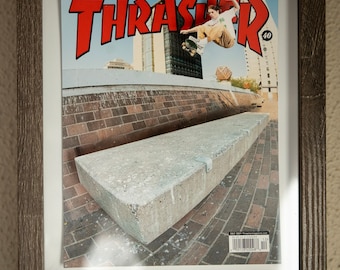 Thrasher Magazine Hand Painted Poster Print, High Quality Matte Paper ...