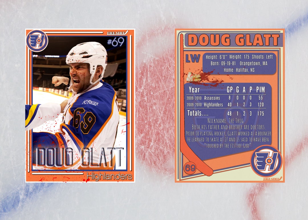 Goon Movie Doug Glatt Hockey Trading Card - Sean William Scott - High ...