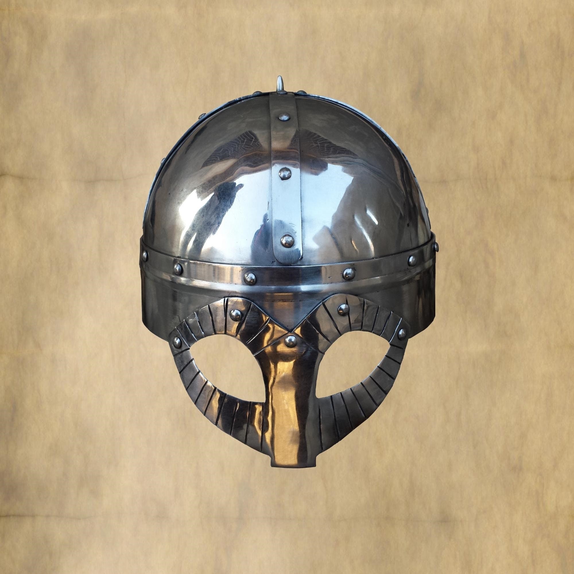 Viking Warrior Gjermundbu Helmet Medieval LARP Historical - Etsy