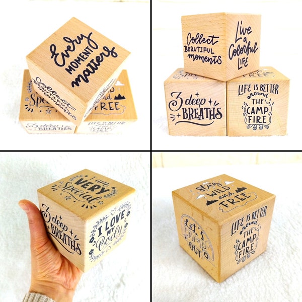 Reversible Wood Blocks - Etsy