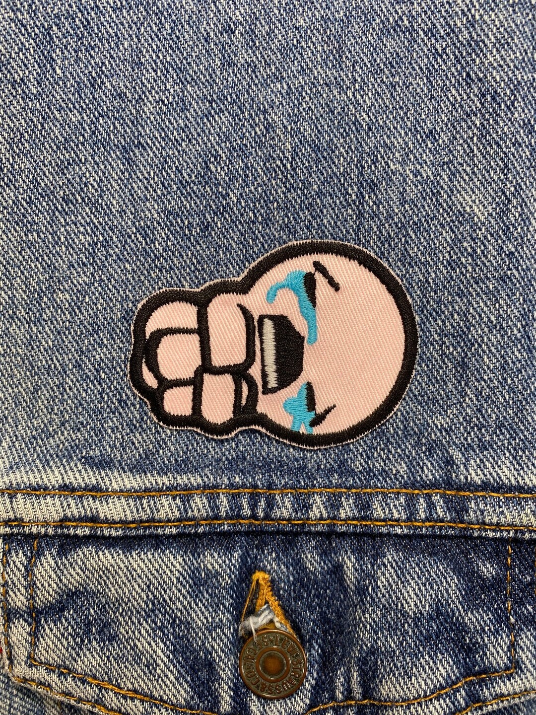 Crying Isaac Embroidered Patch. Gaming Inspired Patches. Iron on ...