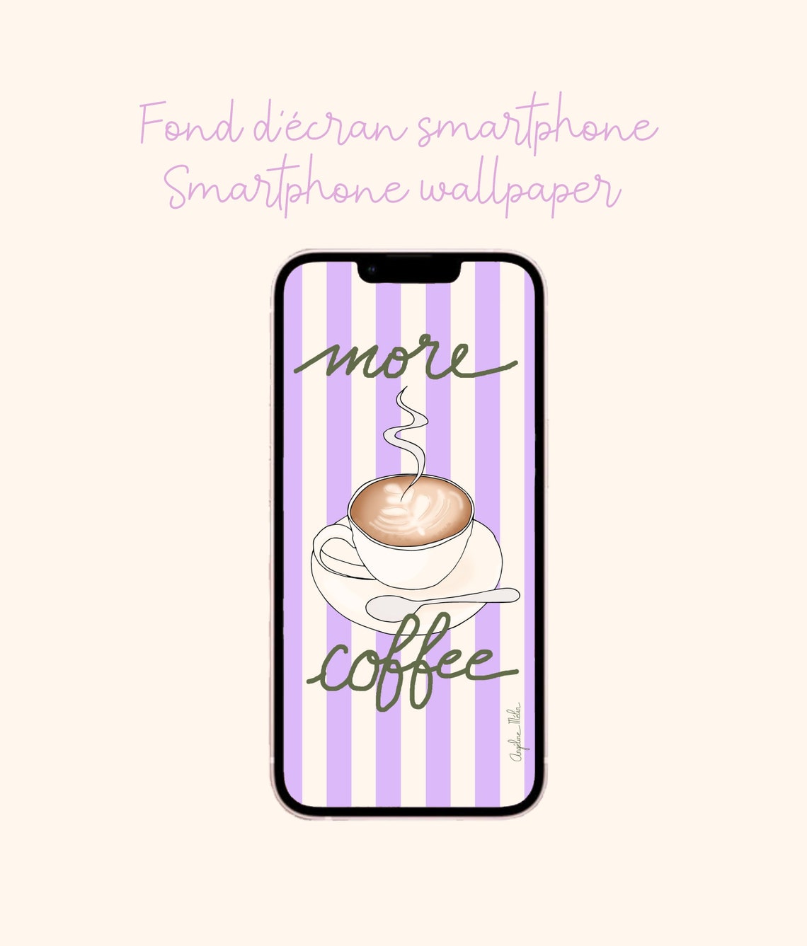 Smartphone Wallpaper - Coffee - Etsy
