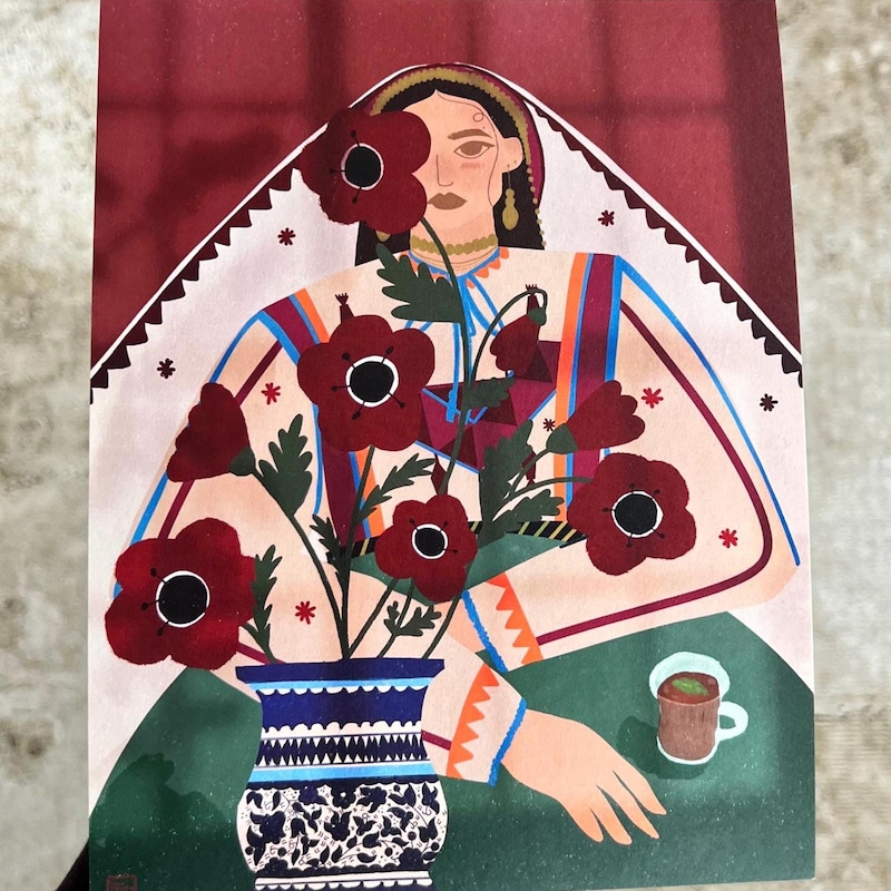 Palestinian Poppies Print - Etsy