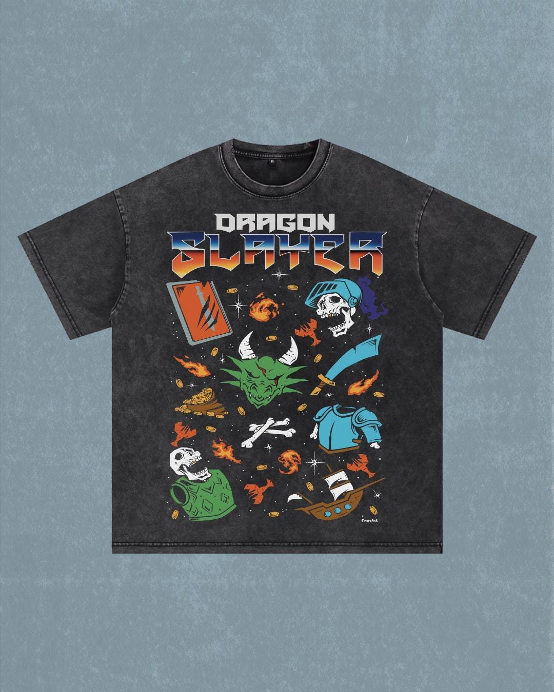 OSRS Dragon Slayer Shirt, Old School Runescape Quest Tee, Fantasy Gamer ...