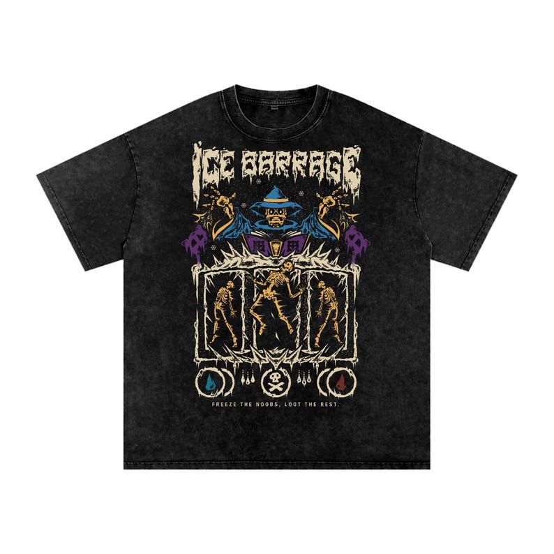OSRS Barrage | Oversize T-shirt | Acid Wash | Old School Runescape for ...