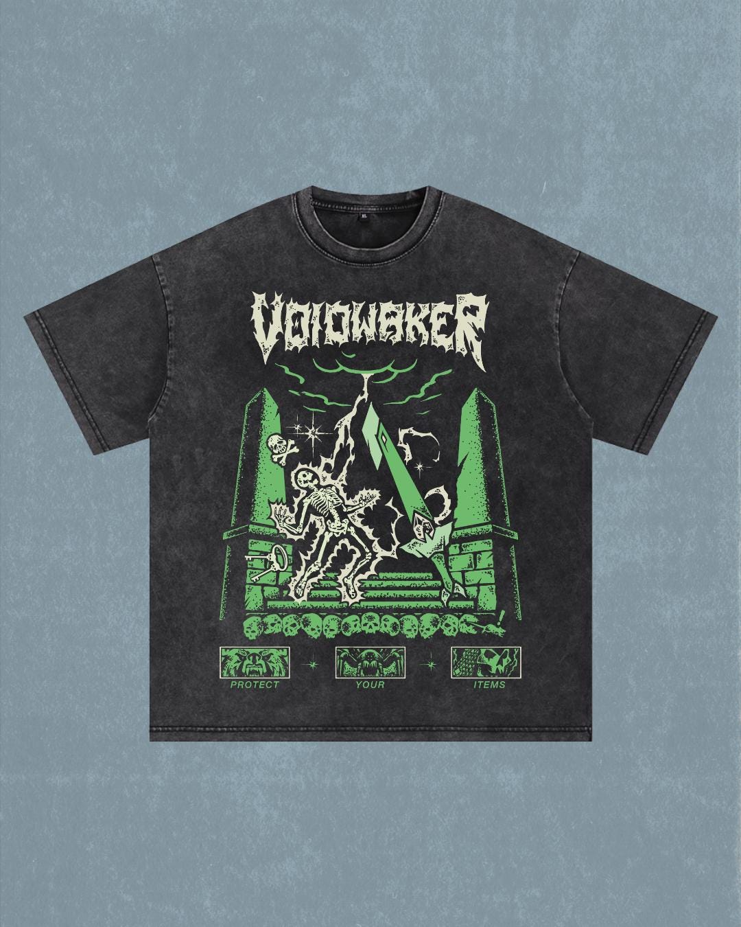 OSRS Voidwaker | Oversize T-shirt | Acid Wash | Old School Runescape ...
