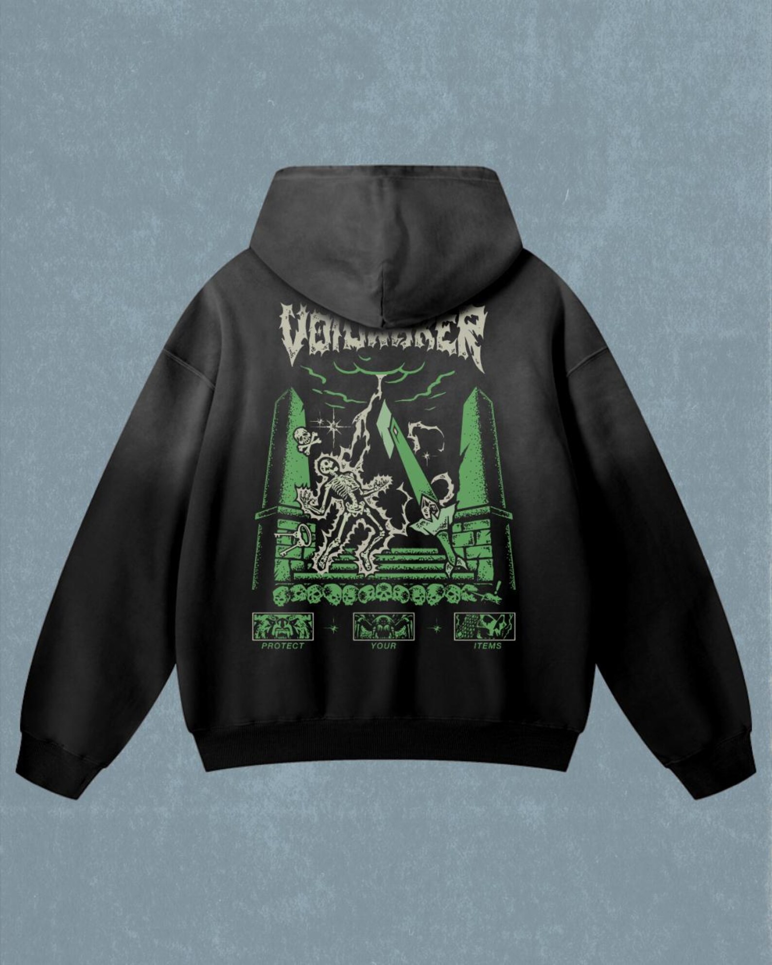 OSRS Voidwaker | Acid Wash Hoodie | Streetwear | Oversized | Old School ...