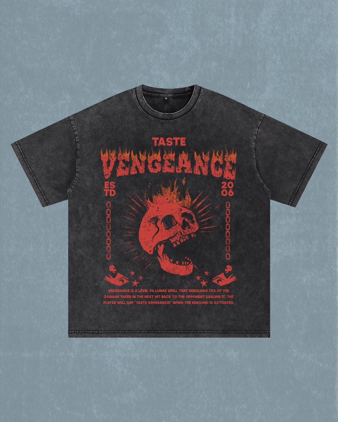 OSRS Veng T-shirt | Acid Wash | Runescape | Runescape T-shirt | Gift ...