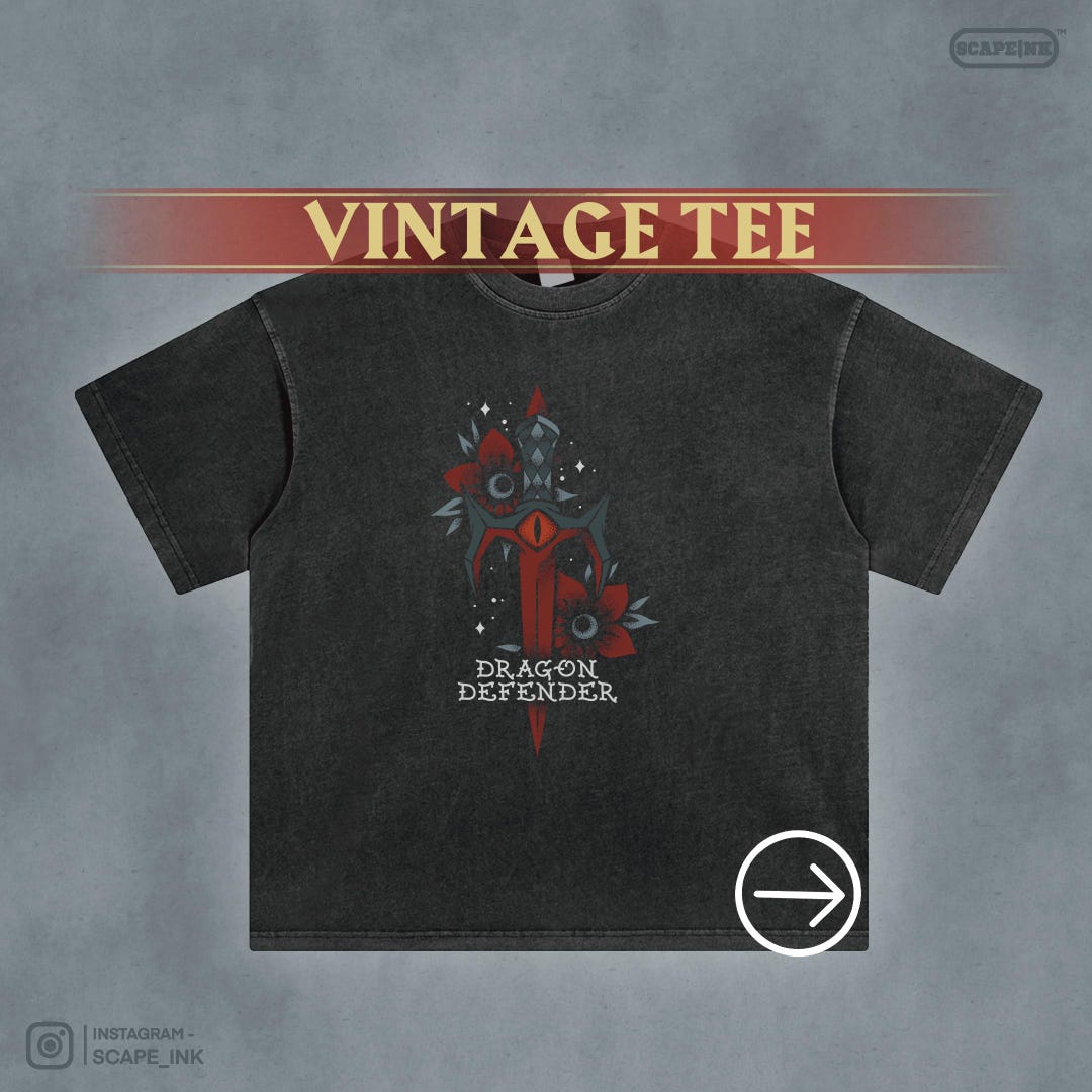 OSRS Dragon Defender T-shirt Vintage Wash Runescape Runescape T-shirt ...