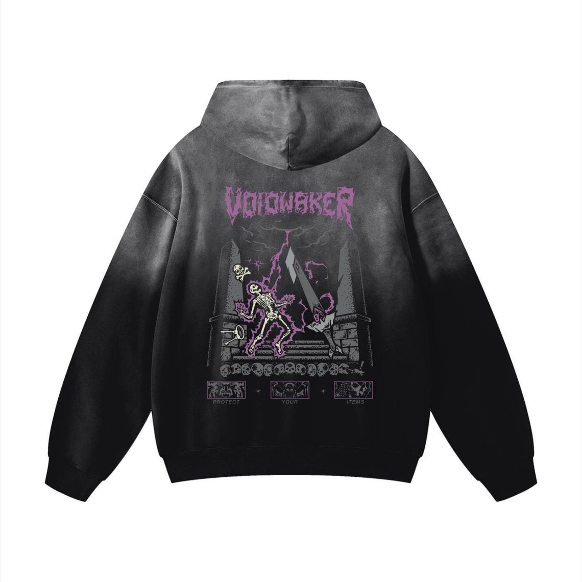 OSRS Voidwaker | Acid Wash Hoodie | Streetwear | Oversized | Old School ...