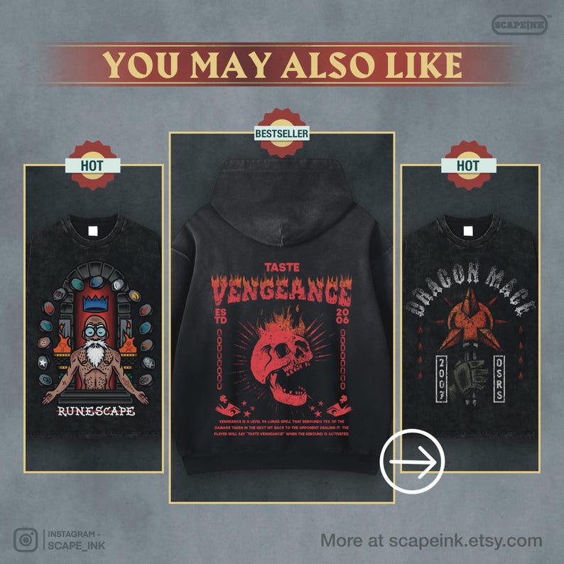 OSRS Shadow Vintage Wash Old School Runescape Runescape Gaming T-shirt ...