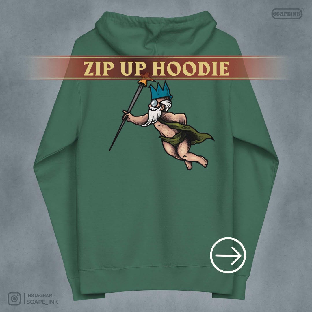 OSRS Wise Old Man Zipper Hoodie Runescape Hoodie Gift for Him Gift for ...