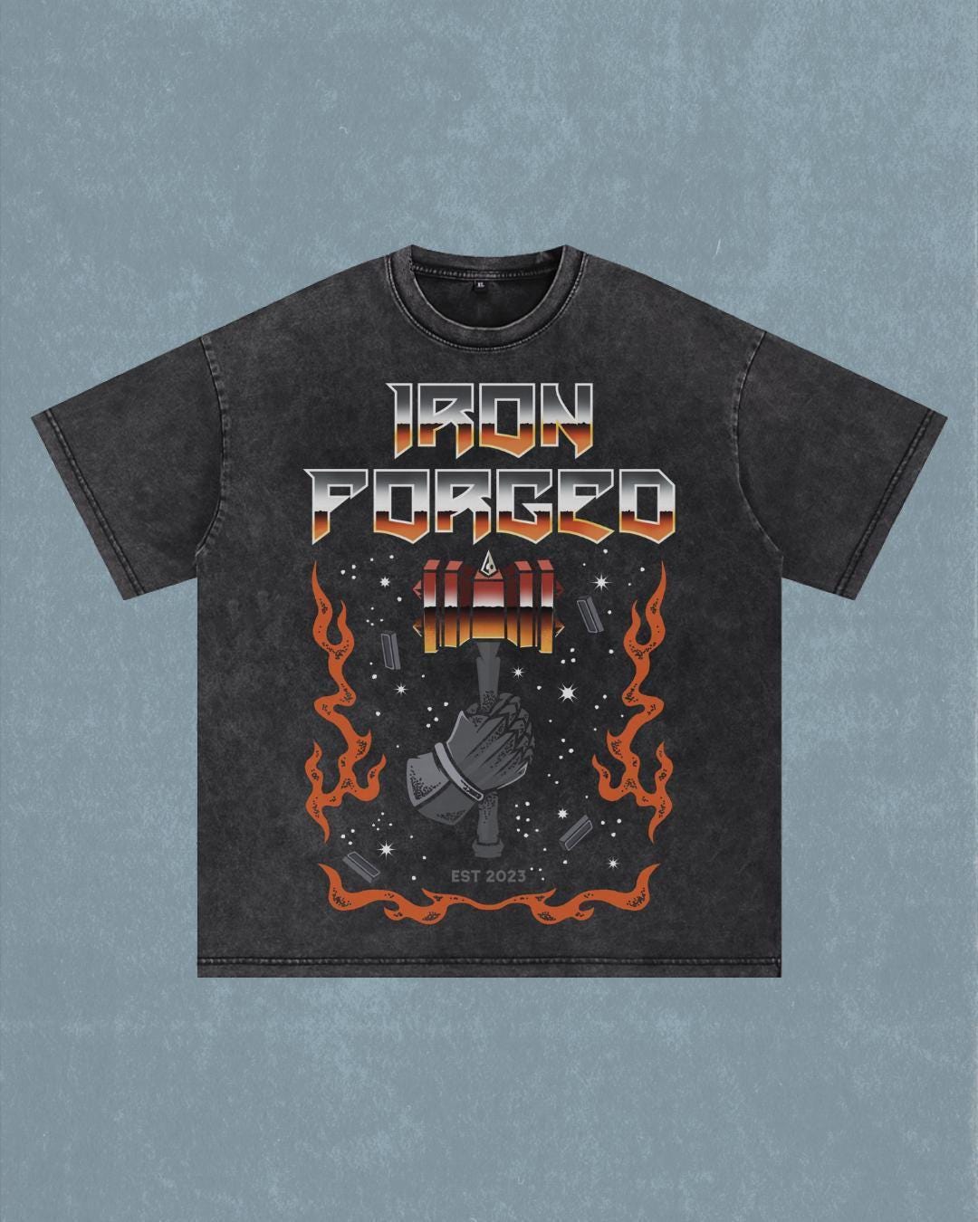 OSRS Dragon Warhammer | Oversize T-shirt | Acid Wash | Old School ...