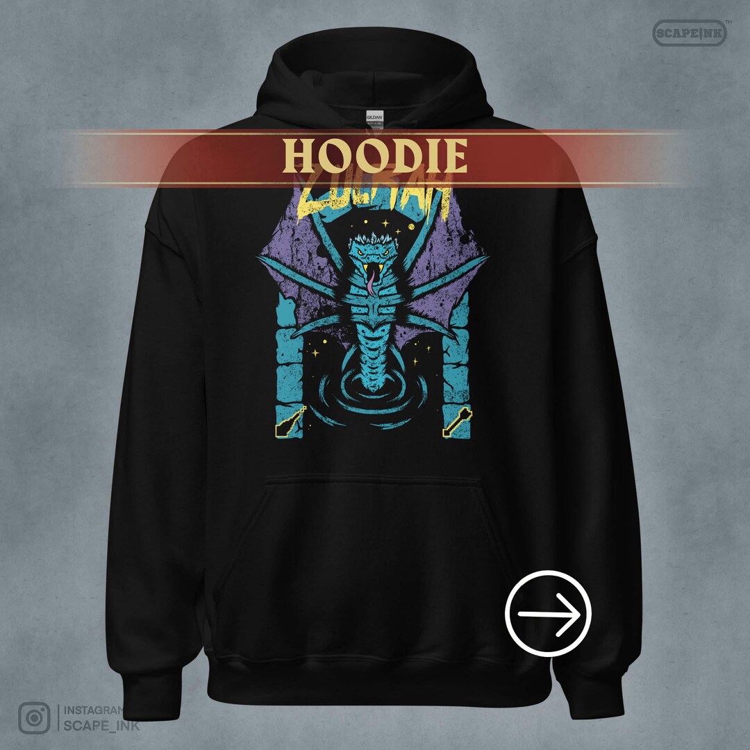 OSRS Zulrah Hoodie | Runescape Hoodie | Gift for Him | Gift for Her ...