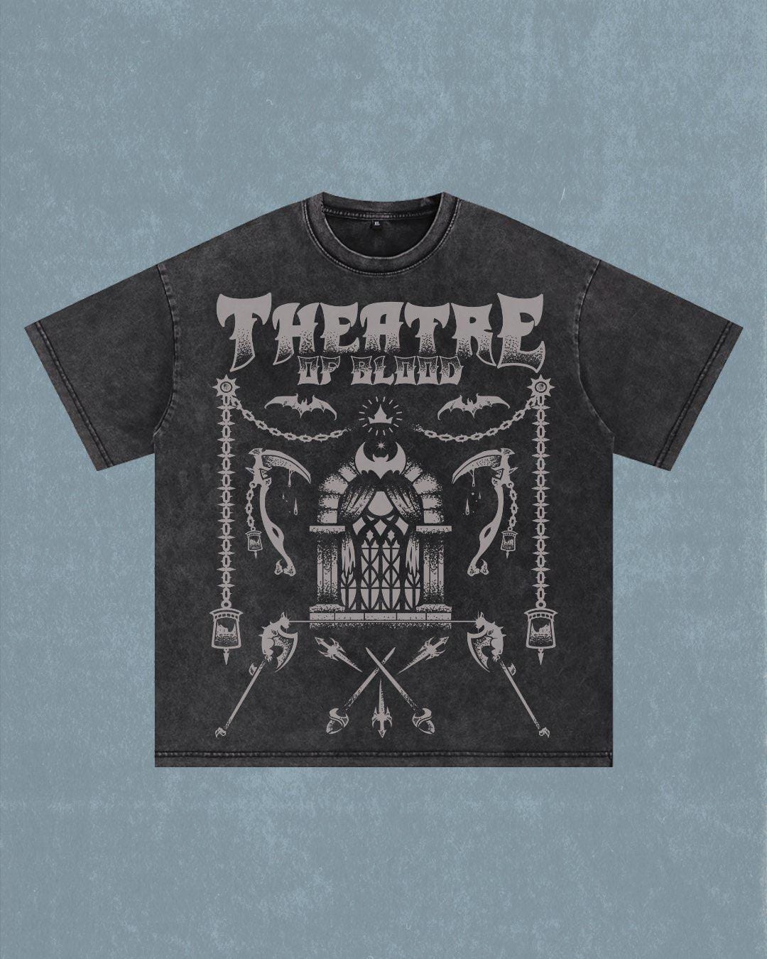 OSRS Theatre of Blood | Raids | Oversize T-shirt | Acid Wash | Old ...