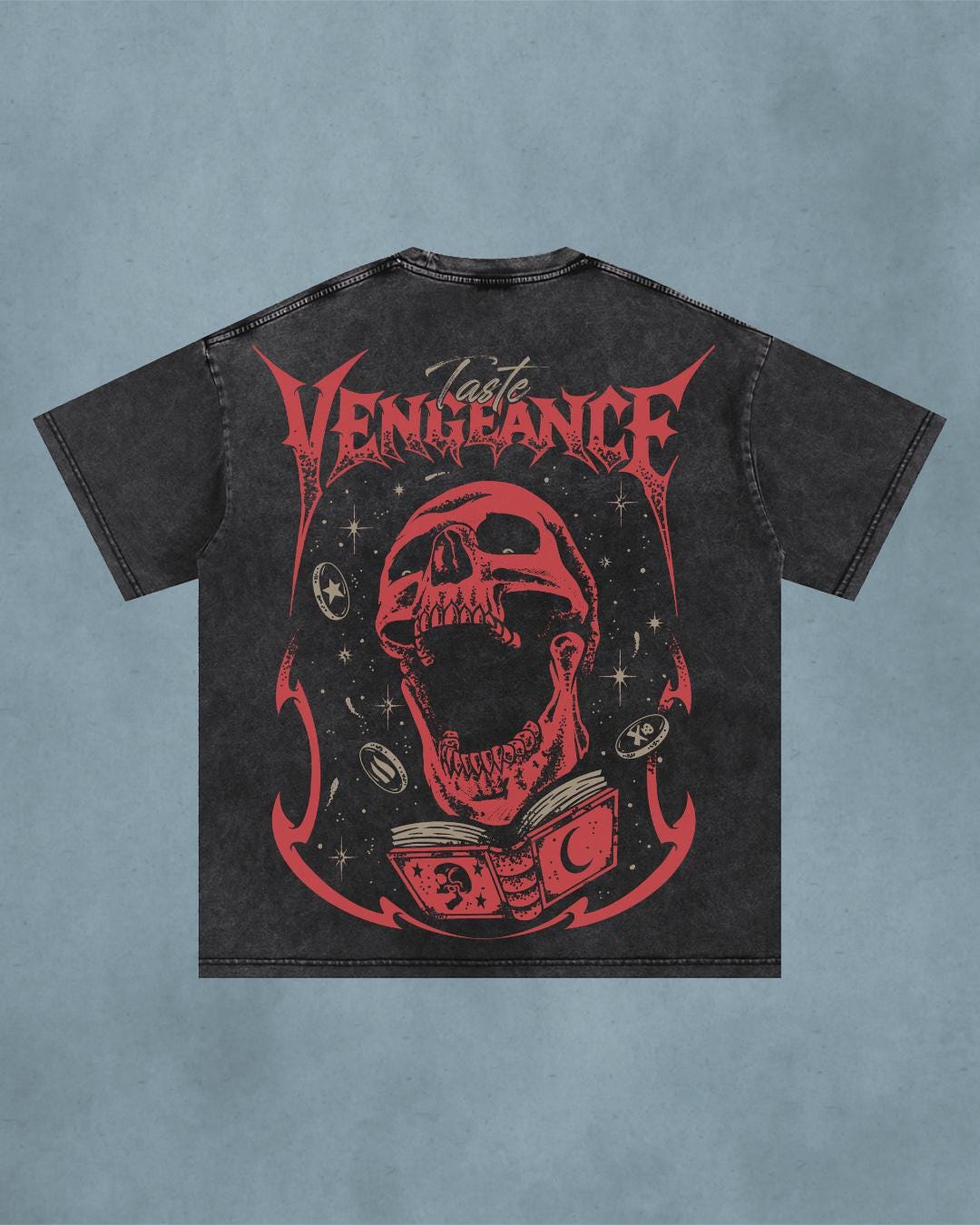 OSRS Vengeance | Oversize T-shirt | Acid Wash | Old School Runescape ...