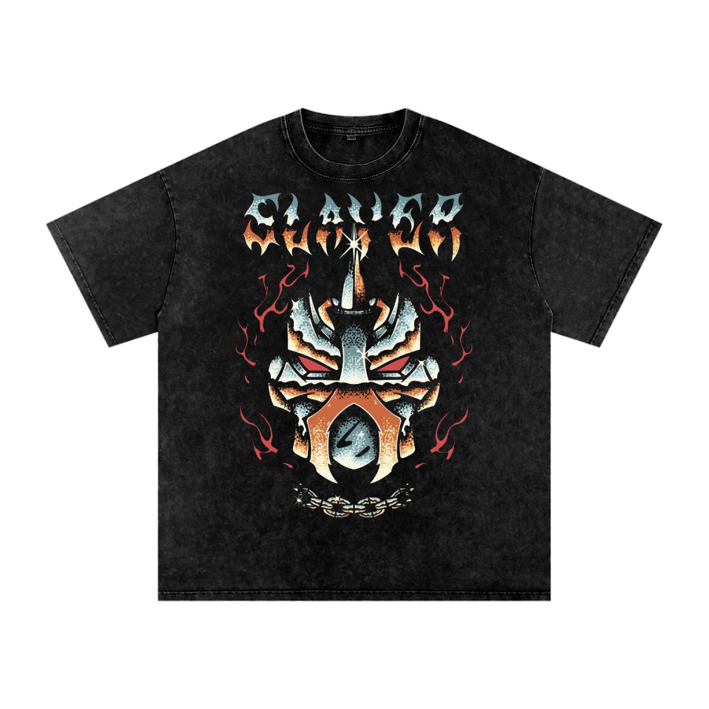 OSRS Slayer | Oversize T-shirt | Acid Wash | Old School Runescape for ...