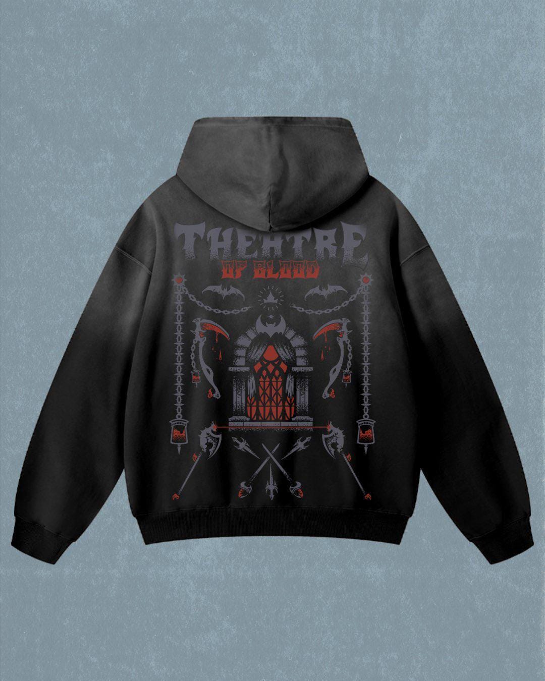 OSRS Theatre of Blood | TOB | Acid Wash Hoodie | Streetwear | Oversized ...
