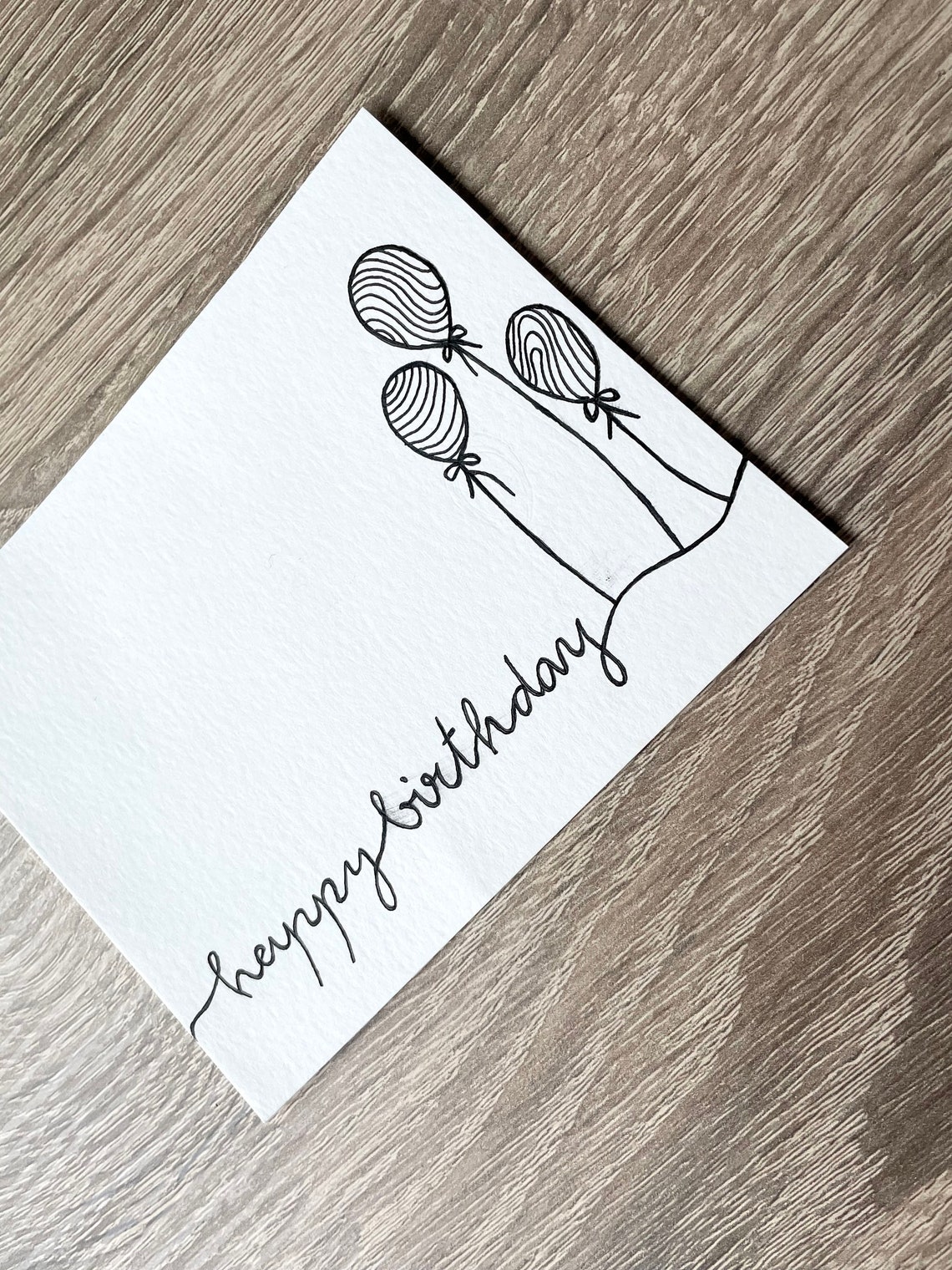 Handmade Birthday Card Etsy