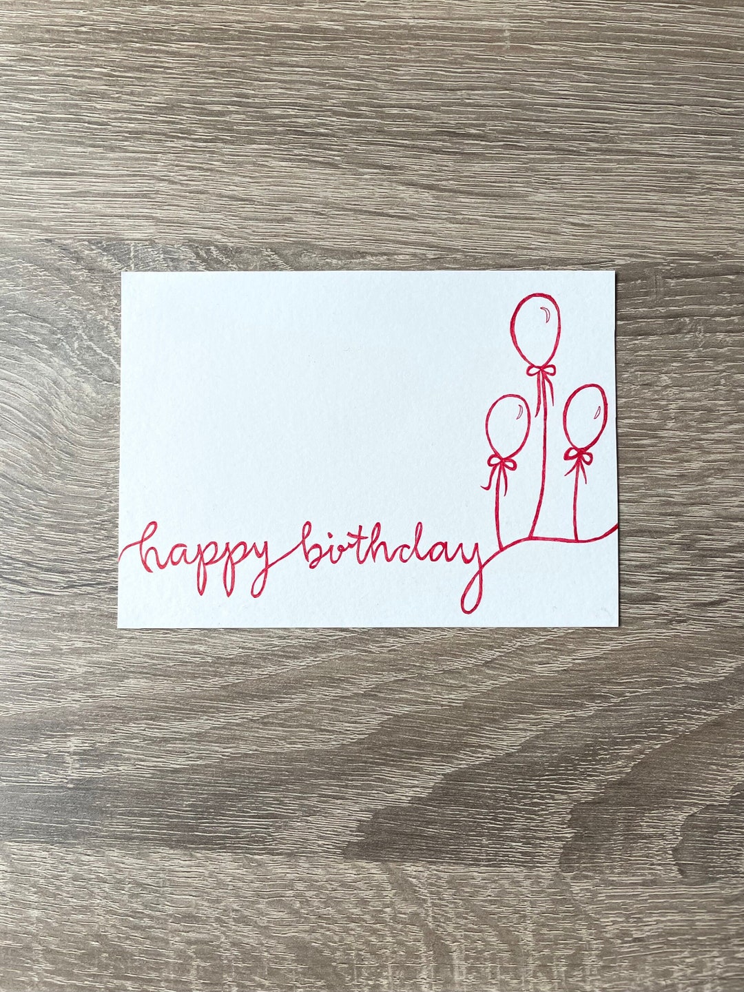 Handmade Birthday Card Etsy