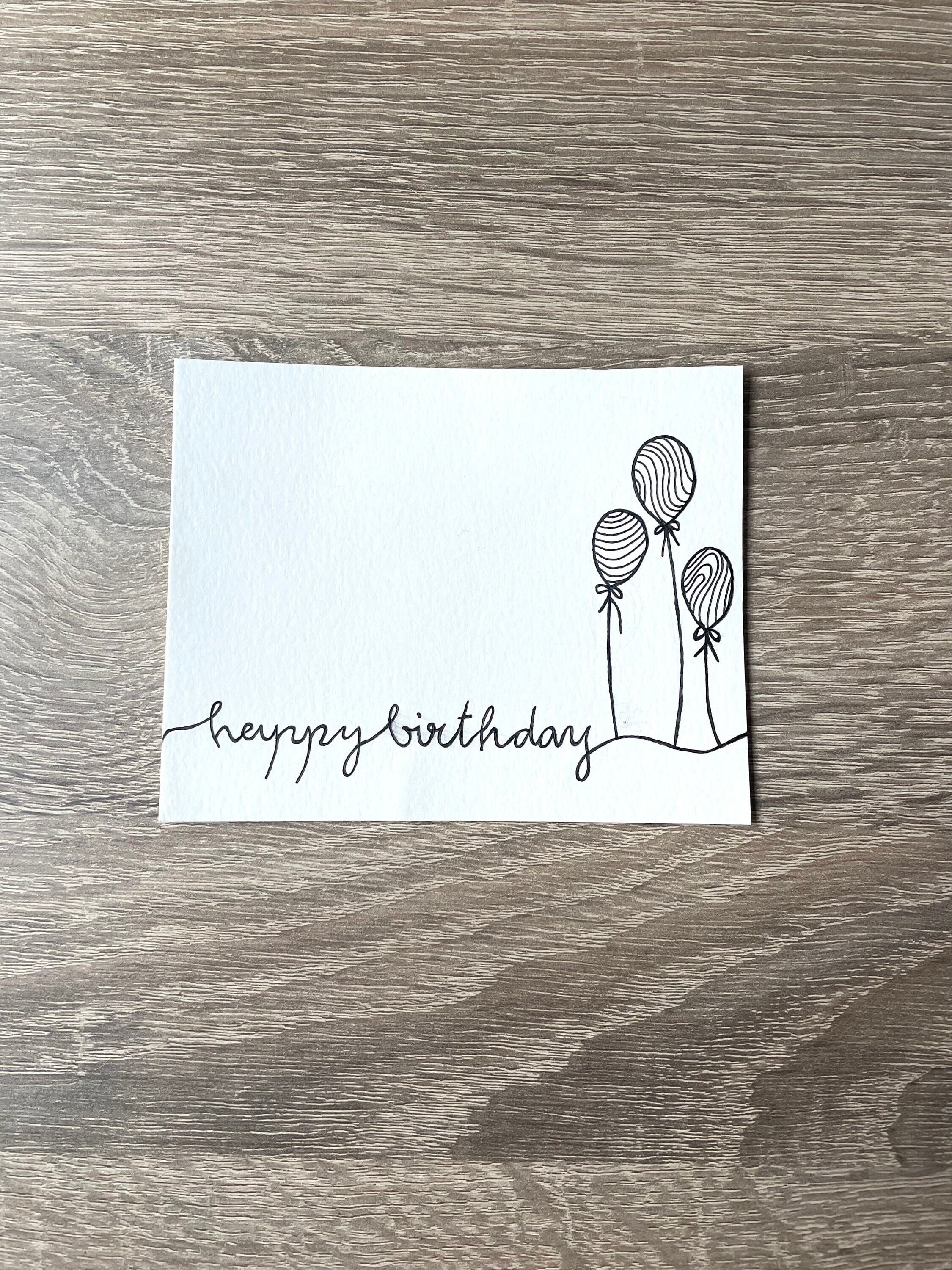 Handmade Birthday Card Etsy
