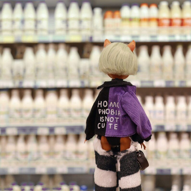 Faux Fur Cut Out Pants Monster / Ever After / Bratz Doll - Etsy