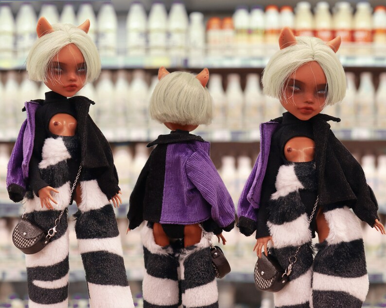 Faux Fur Cut Out Pants Monster / Ever After / Bratz Doll - Etsy