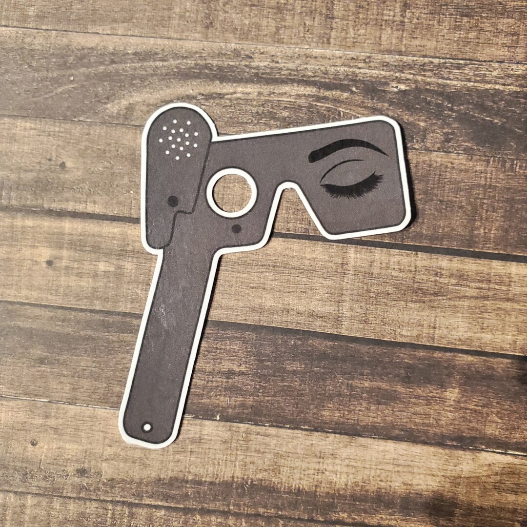 Pinhole Occluder, Optometry Sticker, Gray - Etsy