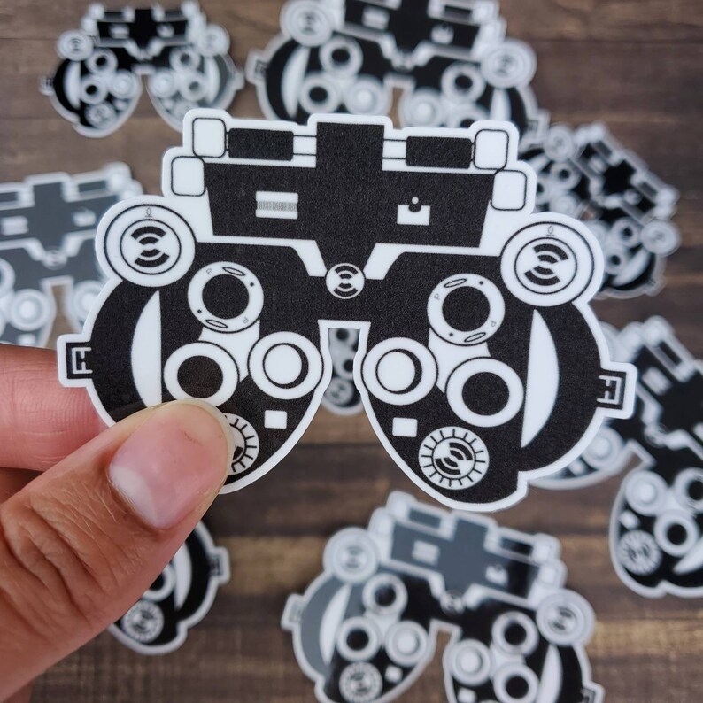 Best Phoropter Sticker Optometry Sticker - Etsy