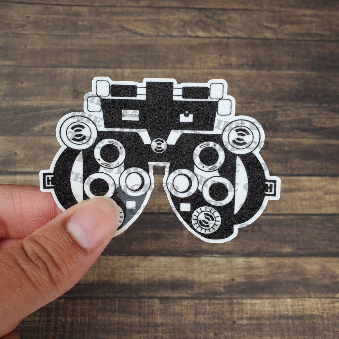 Best Phoropter Sticker Optometry Sticker - Etsy