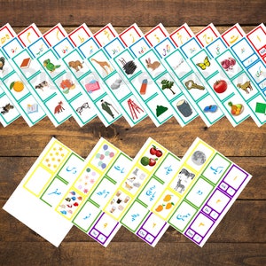 Urdu Alphabet Flashcards for Kids, Urdu Alphabet Flashcards With ...