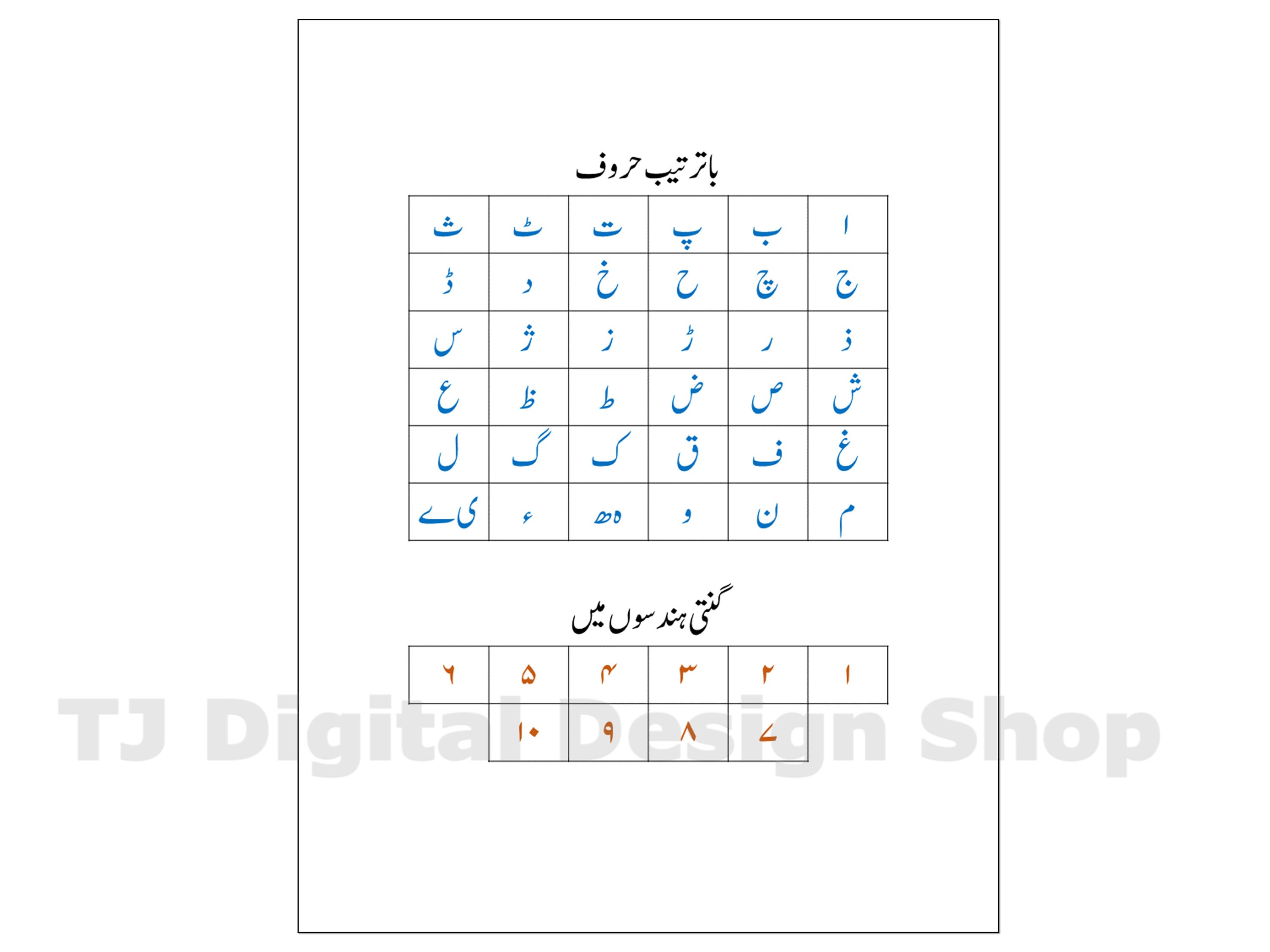 Urdu Book for Kids, First Book to Learn Urdu, Urdu Learning Qaida, Urdu Activity Book, Urdu ...