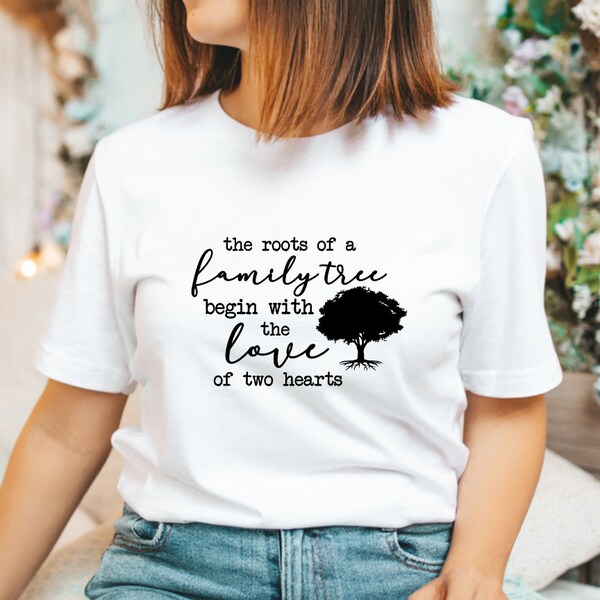 The Roots of a Family Tree Begin With Two Hearts Svg - Etsy