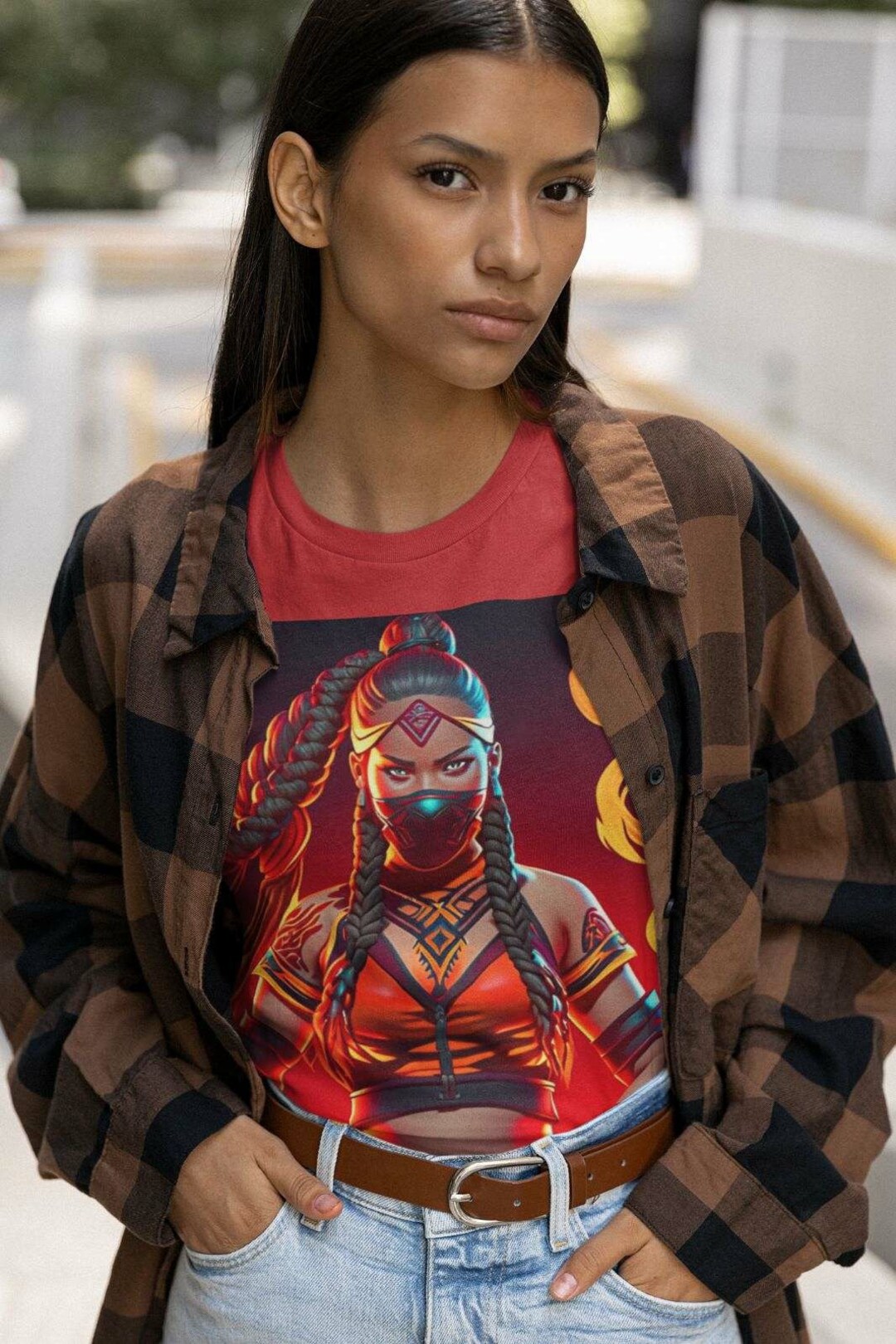Native Female Ninja. Anime,art, Warrior, Women's - Etsy