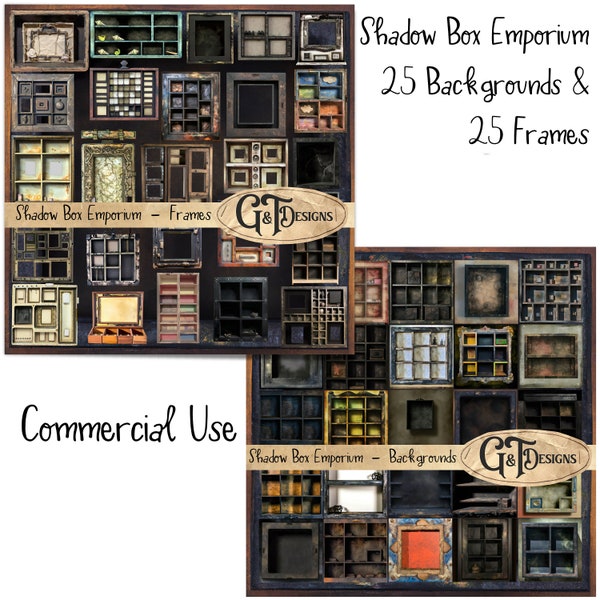 Vintage Shadow Box - Etsy