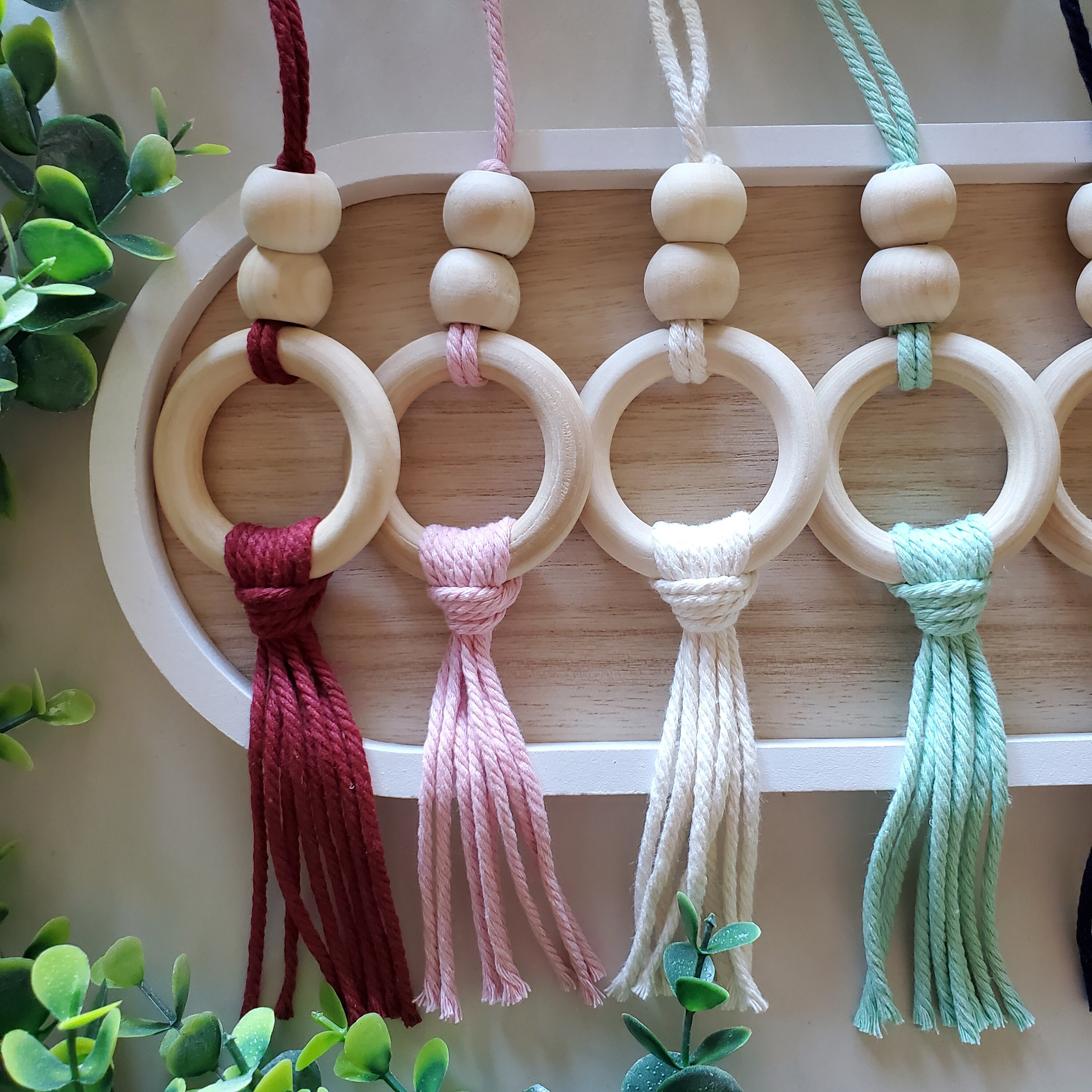 Macrame Car Charm/oil Diffuser Modern Boho Car Accessories - Etsy