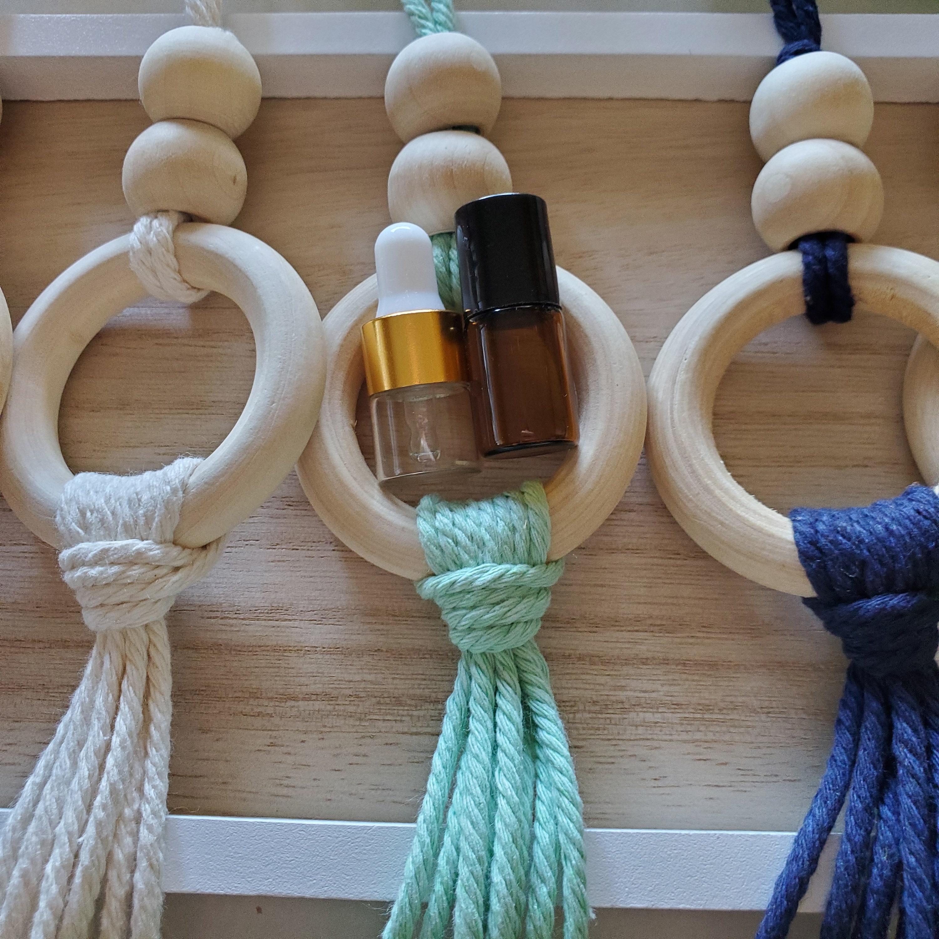 Macrame Car Charm/oil Diffuser Modern Boho Car Accessories - Etsy
