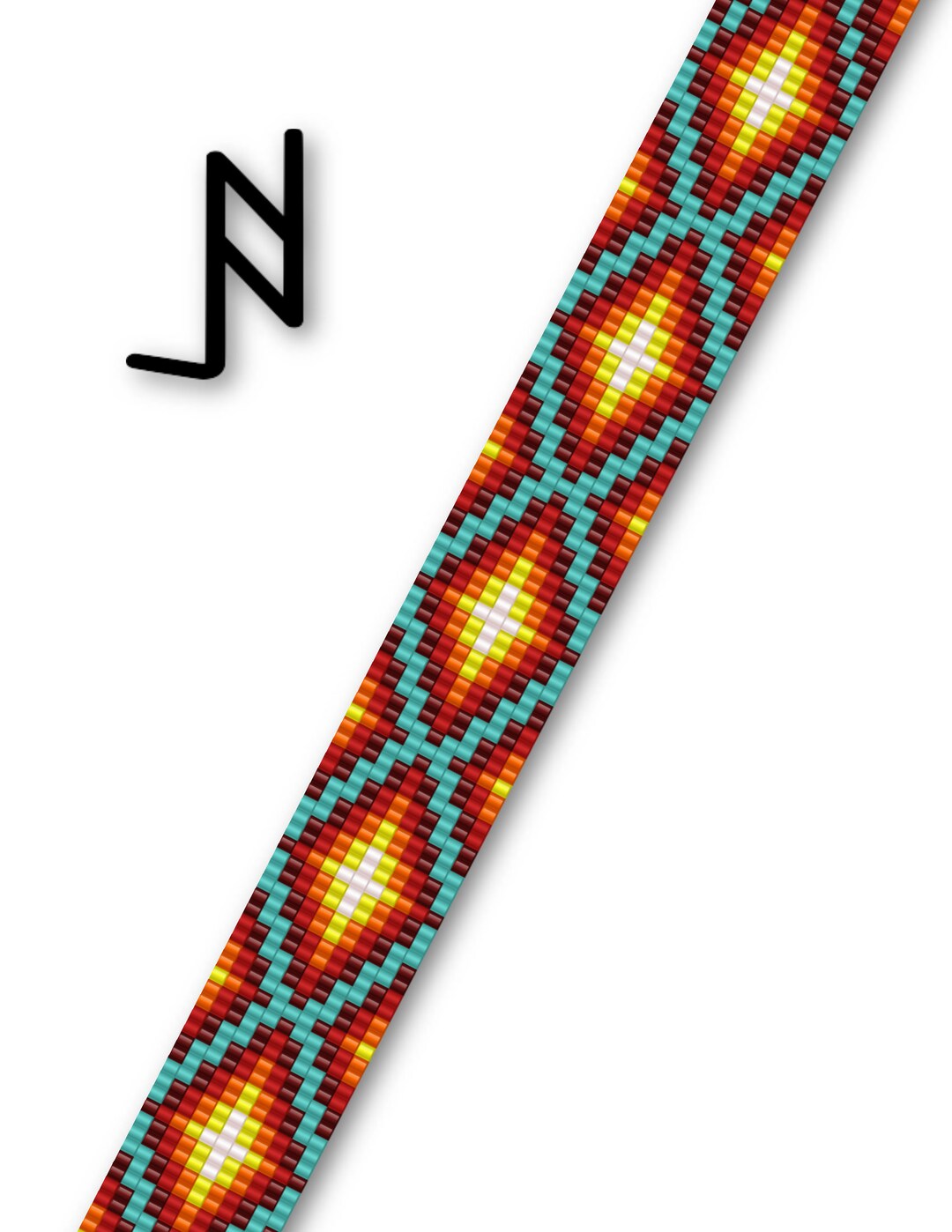 Beaded Hat Band Pattern PDF - Etsy