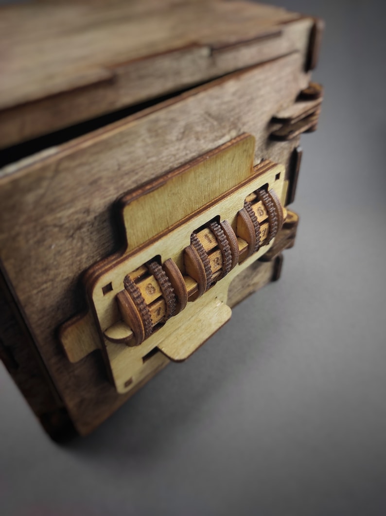 Tic Tac Toe Box L Safe Box L Gift Ideas L Escape Room Game L Gift ...