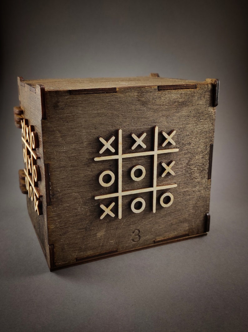 Tic Tac Toe Box L Safe Box L Gift Ideas L Escape Room Game L Gift ...